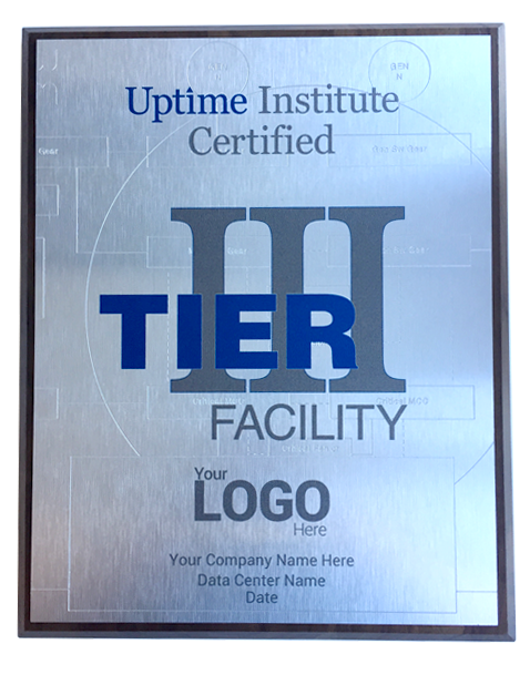 Sample Plaque - Uptime Institute